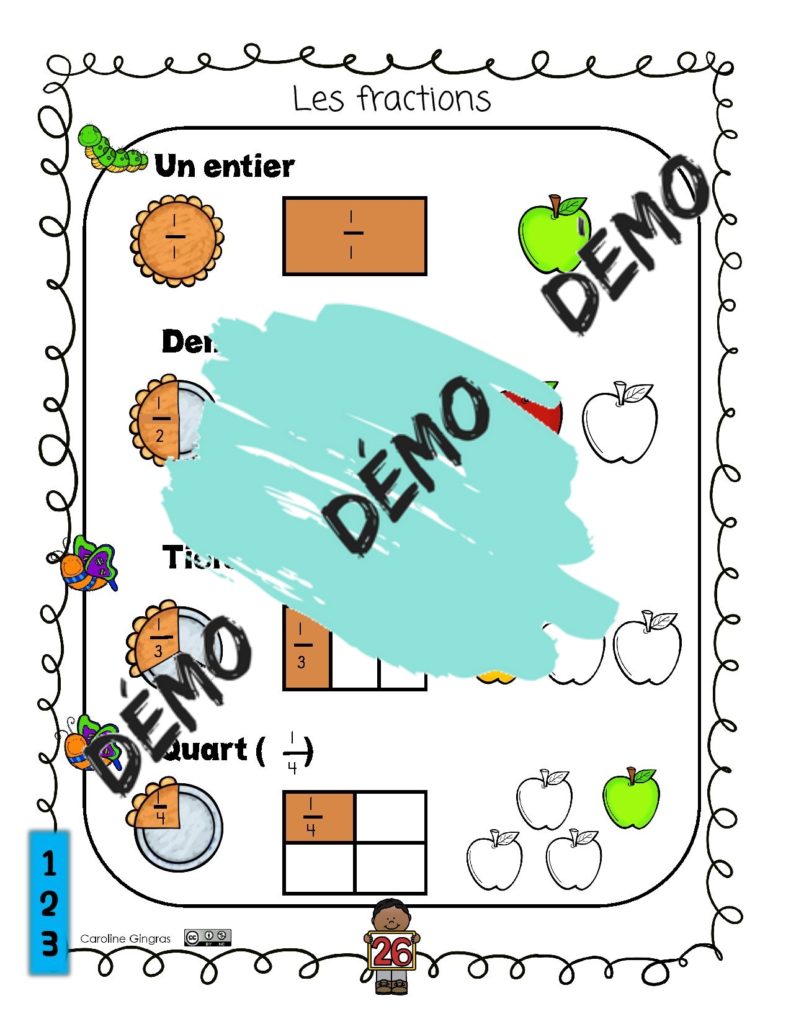 Mon petit lexique mathématique - 1er cycle - Caroline Gingras Créations