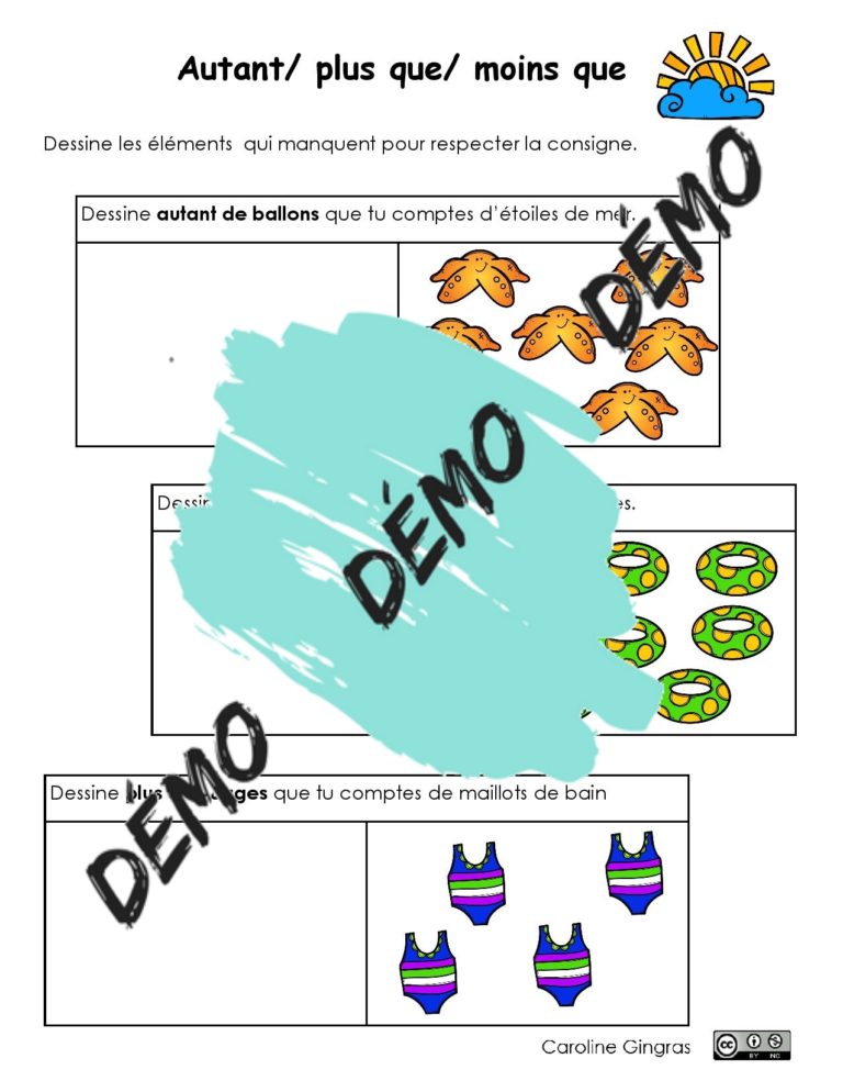 Évaluation fin d'année - mathematique - 1re année - Caroline Gingras ...