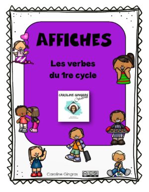 Verbes 1er cycle - Caroline Gingras Créations