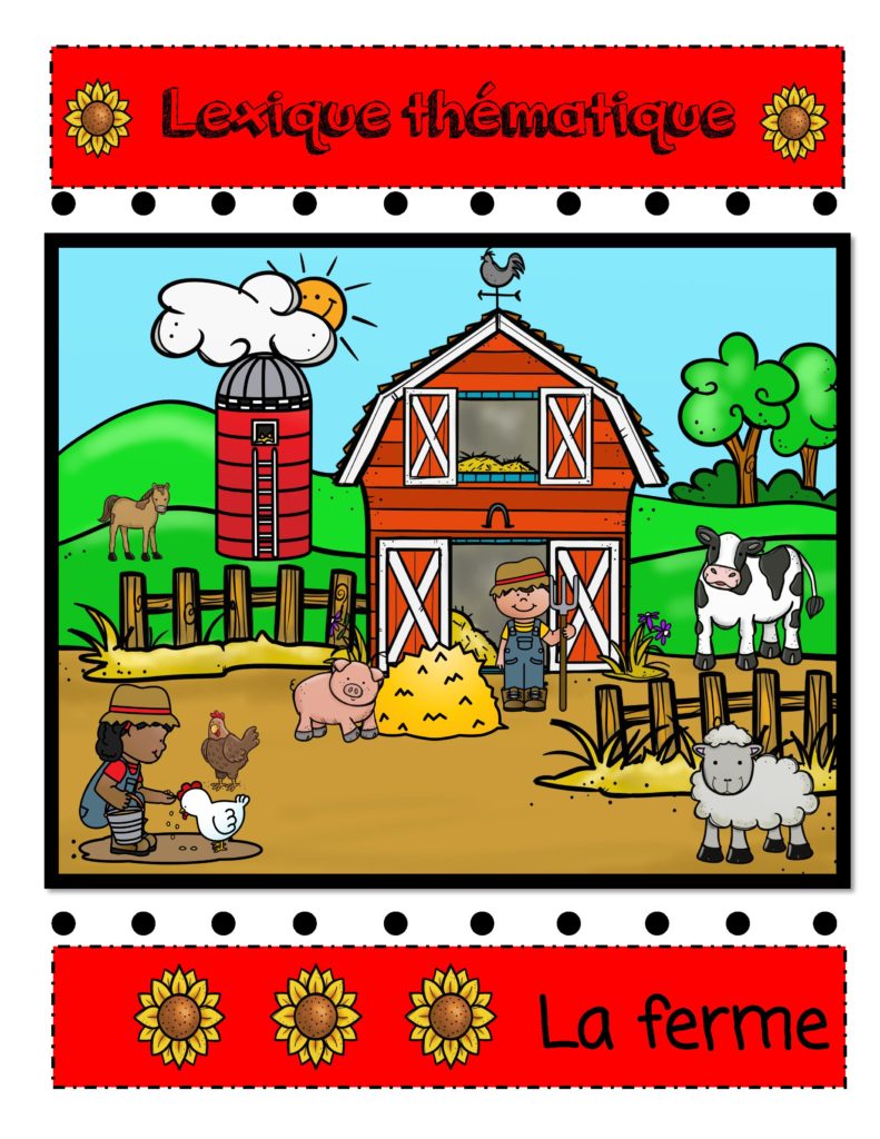 Vocabulaire La ferme - Caroline Gingras Créations