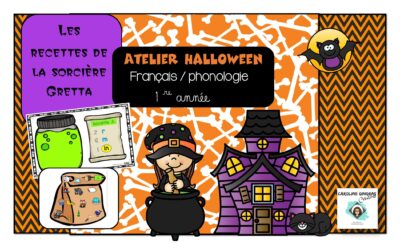 Atelier Halloween - Recette des sons et des lettres - 1re année ...