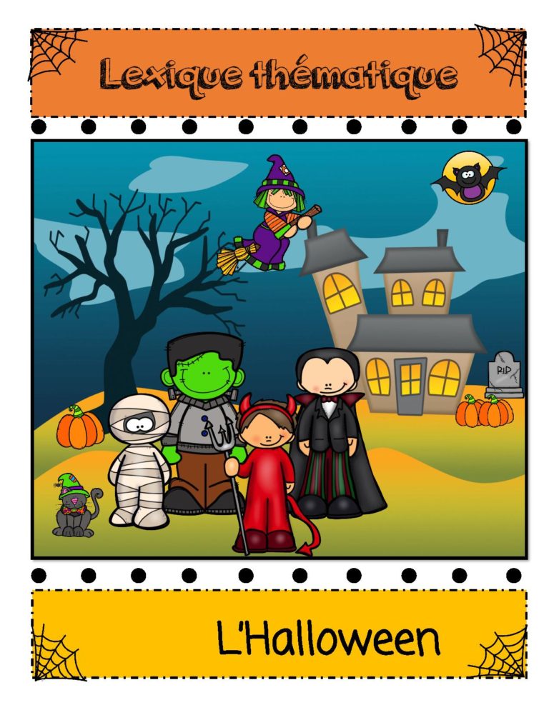 Vocabulaire - Lexique sur le thème de l'Halloween - Caroline Gingras ...