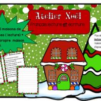 Atelier Noël - Bâtit une maison en pain d'épices - Lecture et écriture ...