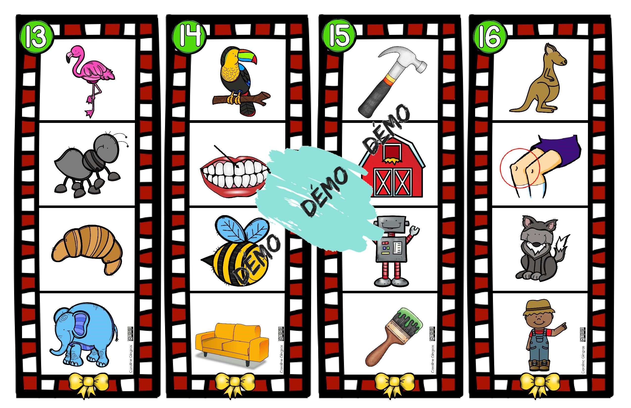 Atelier Noël - Trouver l'intrus-rimes - Préscolaire et 1re année ...