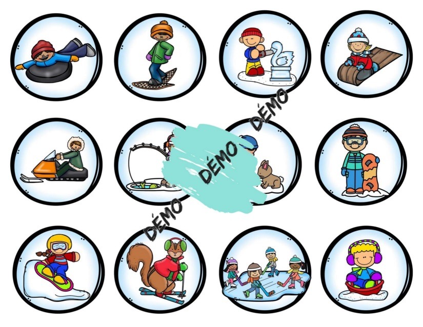 Atelier Hiver - Français - 1re année - Caroline Gingras Créations