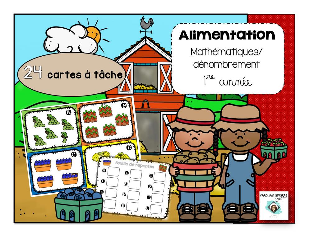 Atelier Nutrition - Dénombrer des collections - 1re année - Caroline ...