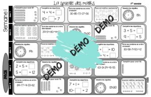 La spirale des maths - MAI - 1re année - Caroline Gingras Créations