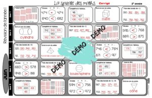 La spirale des maths – JUIN – 2e année - Caroline Gingras Créations