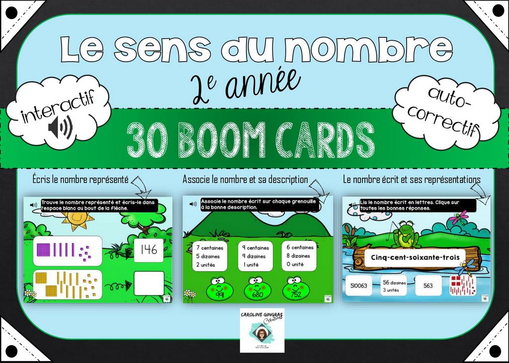 Le sens des nombres - 2e année - Caroline Gingras Créations