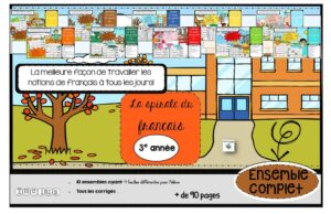 La spirale de français - JUIN - 3e année - Caroline Gingras Créations
