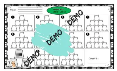 Atelier début d'année - Mathématique - Verre à Shooter - 1re Année ...